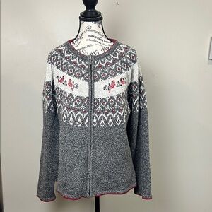 Northern Reflections | Sweaters | Northern Reflections Grey Nordic Fair ...